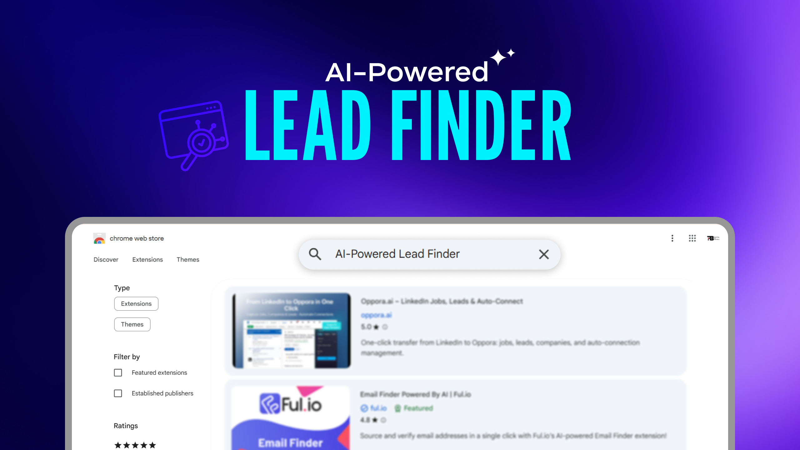 AI Lead Finder Chrome Extension – End Manual Prospecting
