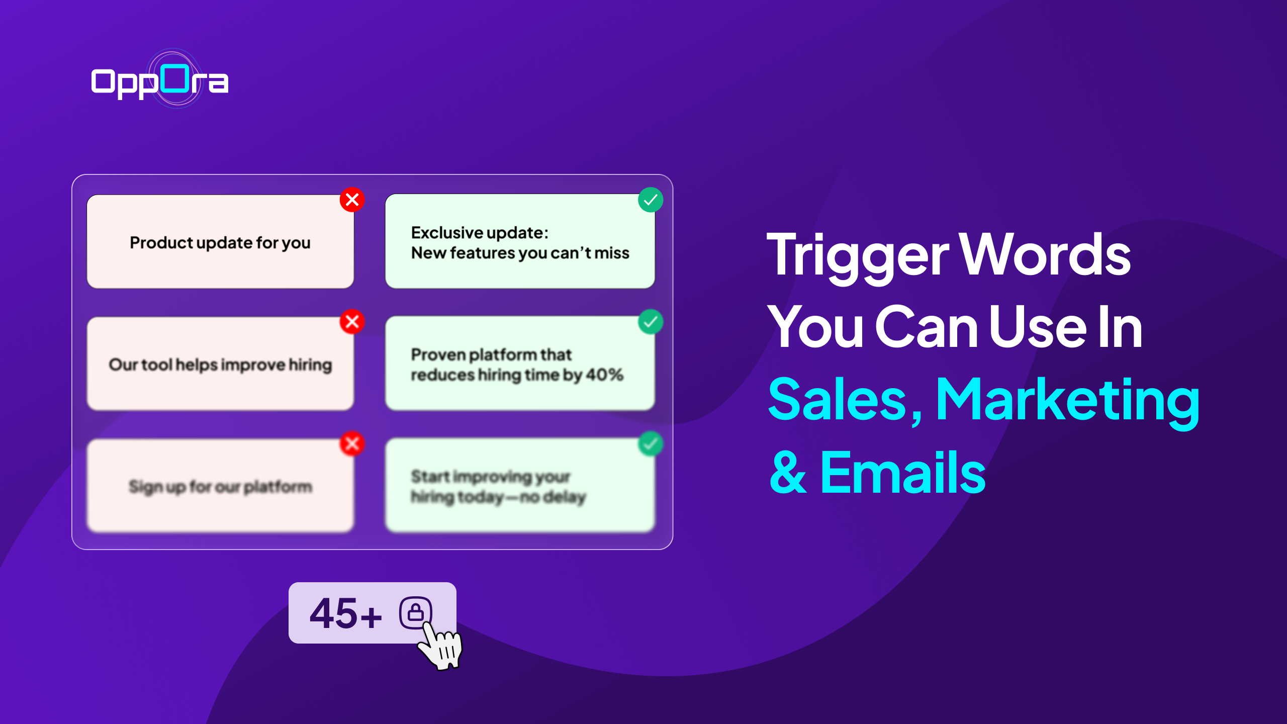 45+ Trigger Words You Can Use in Sales, Marketing & Emails
